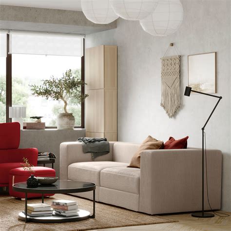 JÄttebo 3 Seat Modular Sofa Samsala Grey Beige Ikea Eesti