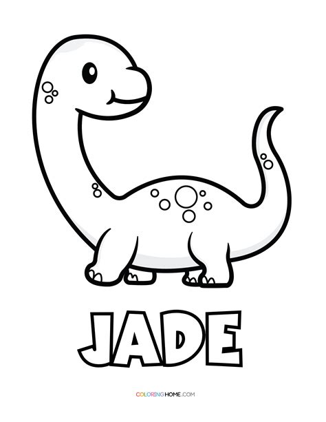 Jade Name Coloring Pages Coloring Nation