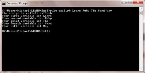 Testhead Exercise 13 Parameters Unpacking Variables Learn Ruby The