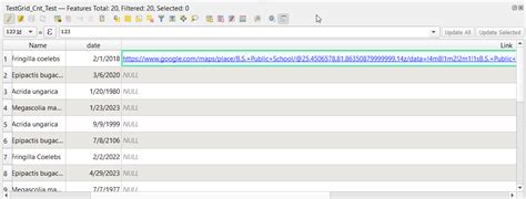 creating hyperlink in the attribute table using qgis geographic