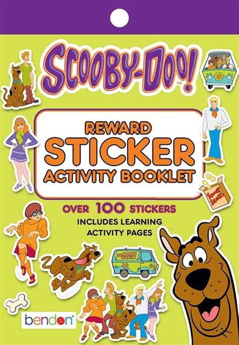 Scooby Doo Reward Sticker Activity Booklet Stationery And Office Products