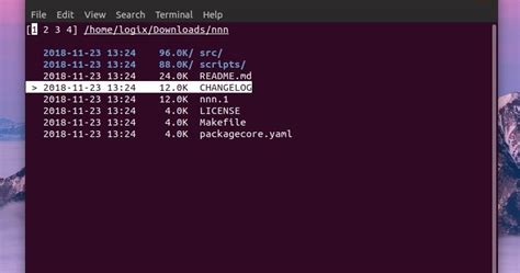 Console File Manager Nnn 2 1 Adds Tabs Support Linux Uprising Blog