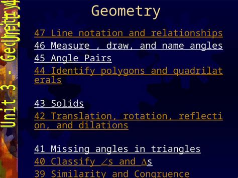 Ppt Geometry 47 Line Notation And Relationships 46 Measure Draw And