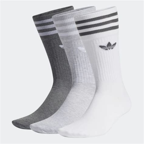 Три пары носков Crew Originals H62021 — Сайт Adidas