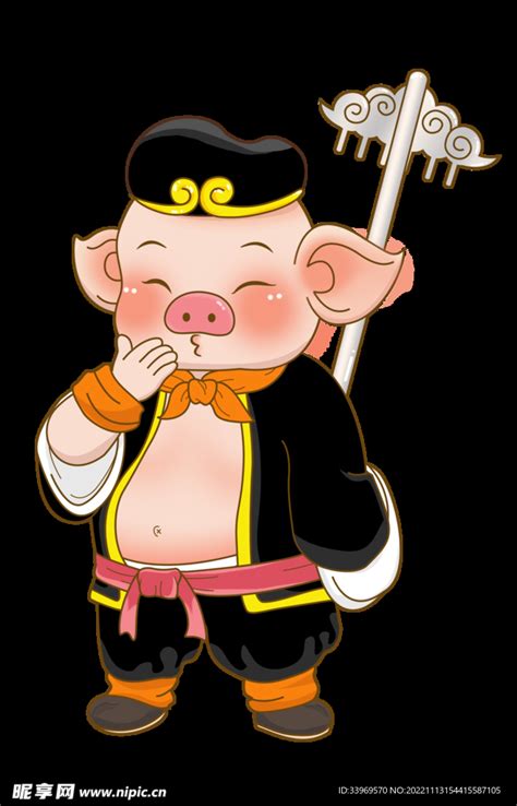 西游记猪八戒设计图 动漫人物 动漫动画 设计图库 昵图网