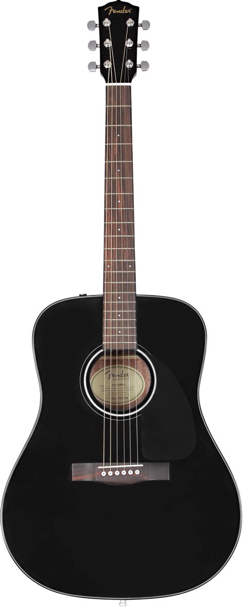 FENDER CD-60 V3 BK Classic Dreadnought Akustik-Gitarre, black | shop2rock