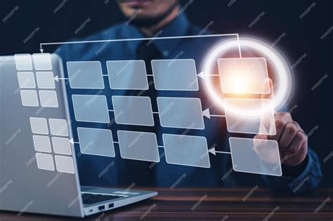 Premium Photo Workflow Automation Flowchart Business Organization