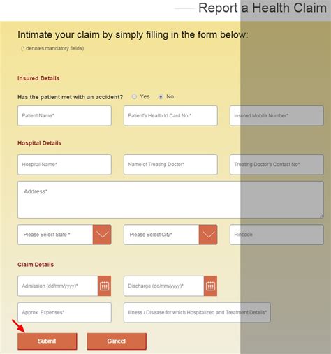 Generali Mobile Health Plan Claim Form