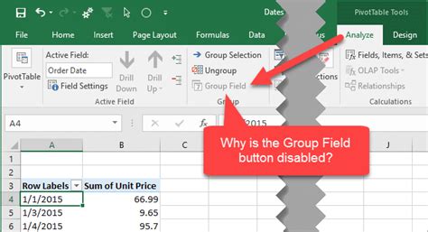 Why Are Dates Not Grouping In Pivot Table Filter Design Talk