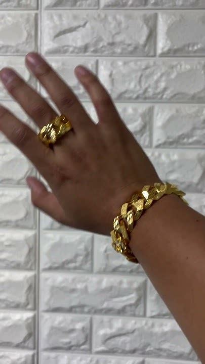 50돈 팔찌와 10돈 반지 세트 Youtube