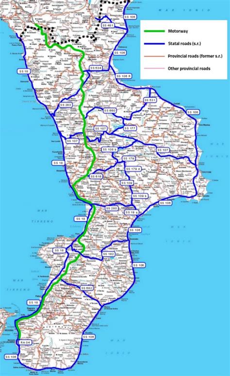 The Calabrian Rural Road Network Color Figure Online Download