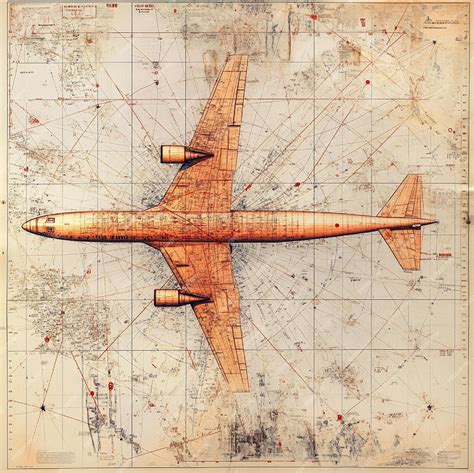 A Detailed Aviation Chart Showing Airways Waypoints And Navigational Aids For A Specific Region