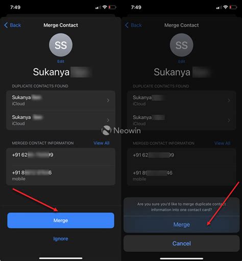 How To Look For And Merge Duplicate Contacts In Ios Neowin
