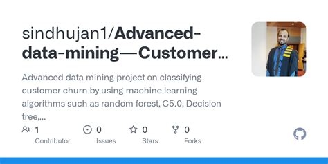 github sindhujan1 advanced data mining customer churn classification using machine learning