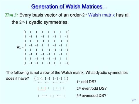 Ppt Walsh Transform Powerpoint Presentation Free Download Id 1241240