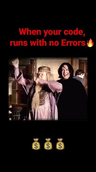When Your Code Runs With No Errors Short Shorts Youtube