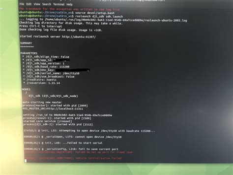 ros launch ttys0 not working · issue 513 · dji sdk onboard sdk ros