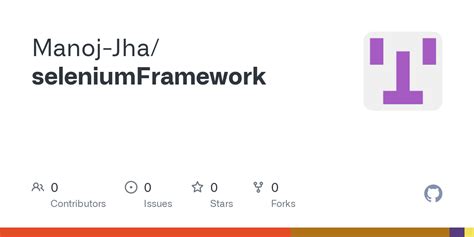 Github Manoj Jha Seleniumframework
