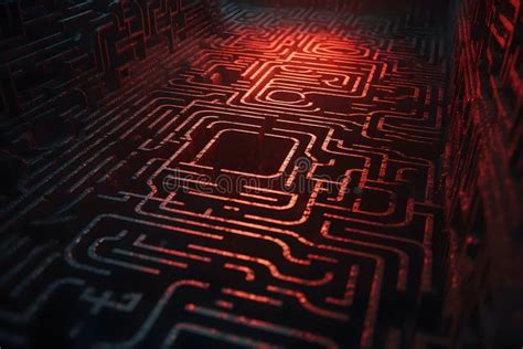 Scorched Maze Concept Neural Network Ai Generated Stock Illustration Illustration Of Artwork