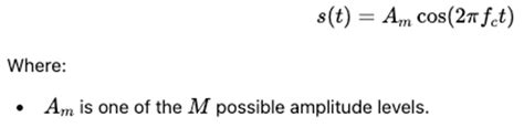 Amplitude Shift Keying Ask Theory Spectral Response And