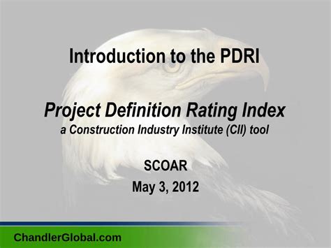 PDF Introduction To The PDRI Project Definition Rating Index