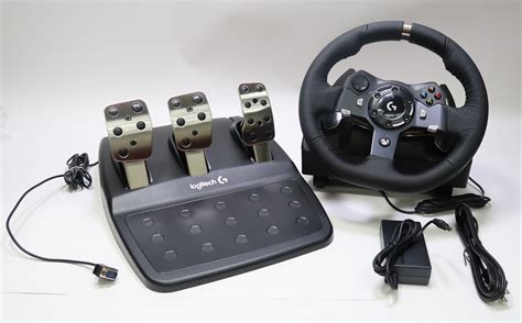 Logitech G Driving Force Racing Wheel And Floor Pedals Driving Bundle