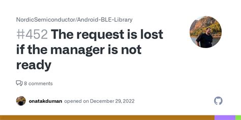 The Request Is Lost If The Manager Is Not Ready · Issue 452