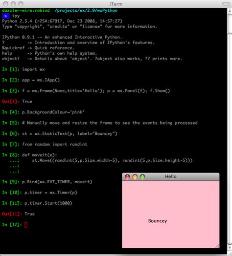 Interactive Usage Of Wxpython Wxpython Dev Discuss Wxpython