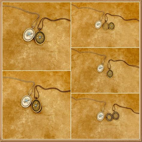 [12월에 태어난 여자친구를 위한 생일선물추천 1탄] [행운의 네잎 클로버 시리즈][12월 탄생석] 터키석 스톤 커플 로켓목걸이 And 터키석 스톤 커플 로켓키링 열쇠