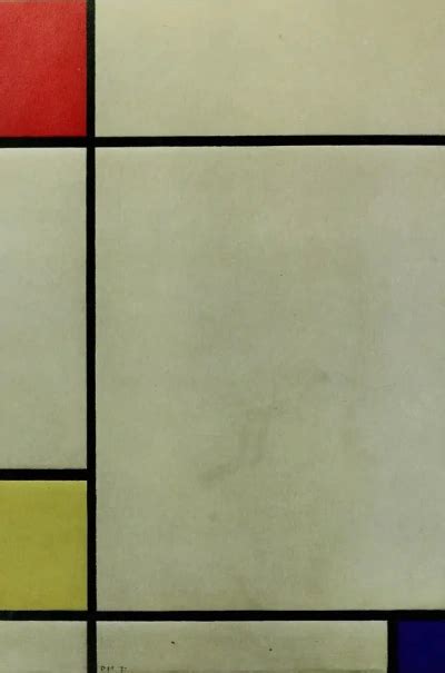 Composición Con Rojo Azul Y Amarillo Piet Mondrian ️ Análisis Del
