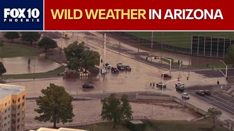 Arizona Weather Forecast Powerful Monsoon Storm Brought Hail Flooding