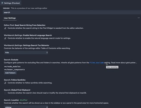 Settings Editor Clicking On Anchor Doesn T Work In Search View Issue Microsoft