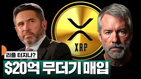 리플 870원 돌파 20억 달러 매입 Xrp Youtube