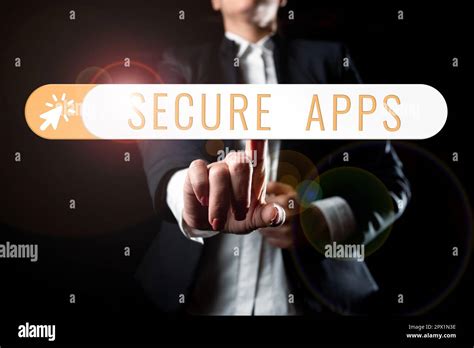 Text Caption Presenting Secure Apps Business Overview Protect The Device And Its Data From