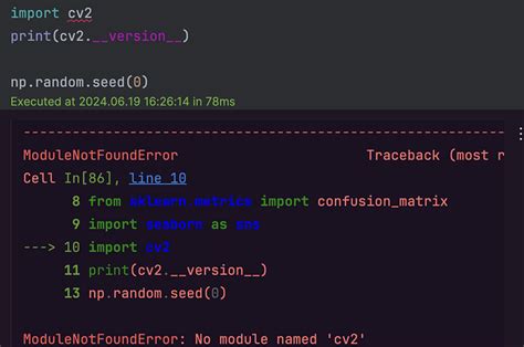 Cv2 Package Doesnt Work Notebook Jupyter Community Forum