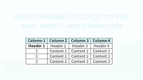 Understanding The Concept Of File In Key Aspects And Terminology Excel