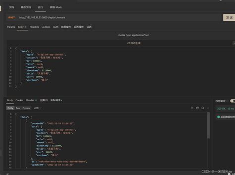 Apifox使用json传参apifox如何进行对象传参 Csdn博客