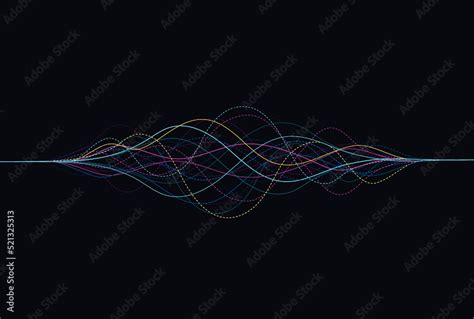 Wave Lines Flowing Dynamic Artificial Intelligence Deep Learning Visualization Networks Concept