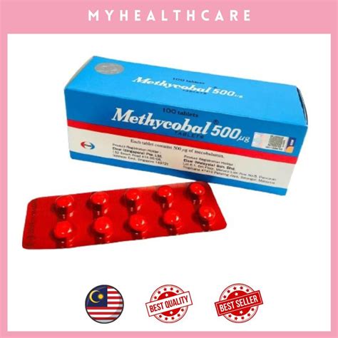 Methycobal 500mcg Mecobalamin Tablet 1x10s Shopee Malaysia