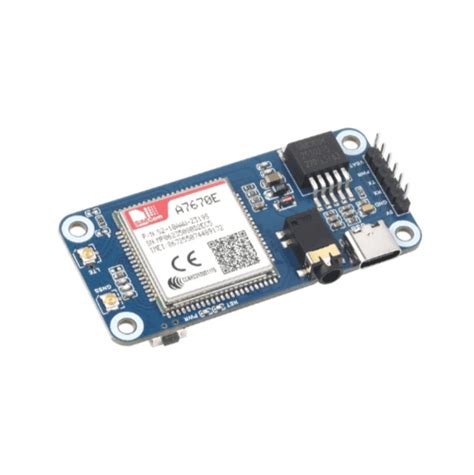 Cat 1gsmgprsgnss Hat Za Raspberry Pi A7670e Modul Lte Cat 1 2g
