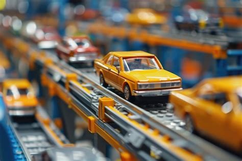 Premium Ai Image Automobile Assembly Line Production
