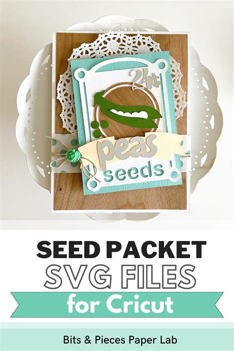 Seed Packet SVG Files For Cricut In Seed Packets Cards Handmade