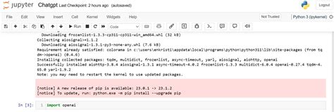 cara integrasi chatgpt dan jupyter notebook geotesa