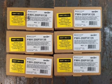 Honeywell Swift Notifier Fwh 200fix135 Wireless 135° Heat Detector