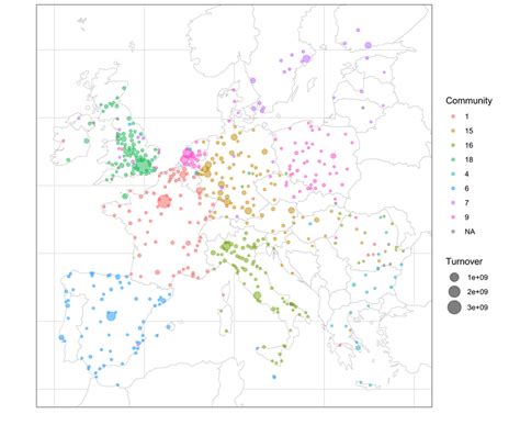 Map Of Network Communities Obtained By Modularity Maximisation The Download Scientific Diagram