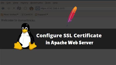 how to configure ssl certificate in apache web server