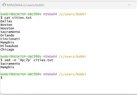 How To Use Sed To Print Specific Lines In File Collecting Wisdom