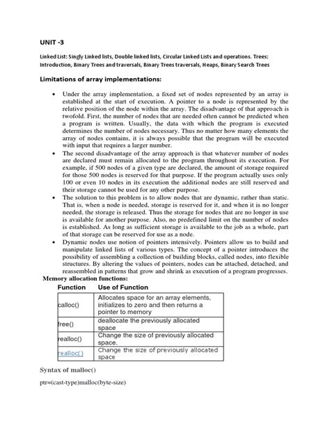unit 3 pdf pointer computer programming computer science