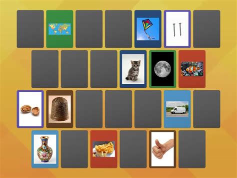 FIS Lesson 10 Memory Game Different Pairs Matching Pairs