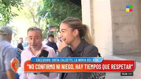 La Pícara Reacción De Sofía Calzetti Tras Confirmarse La Noticia De Su Embarazo Junto Al Kun Agüero